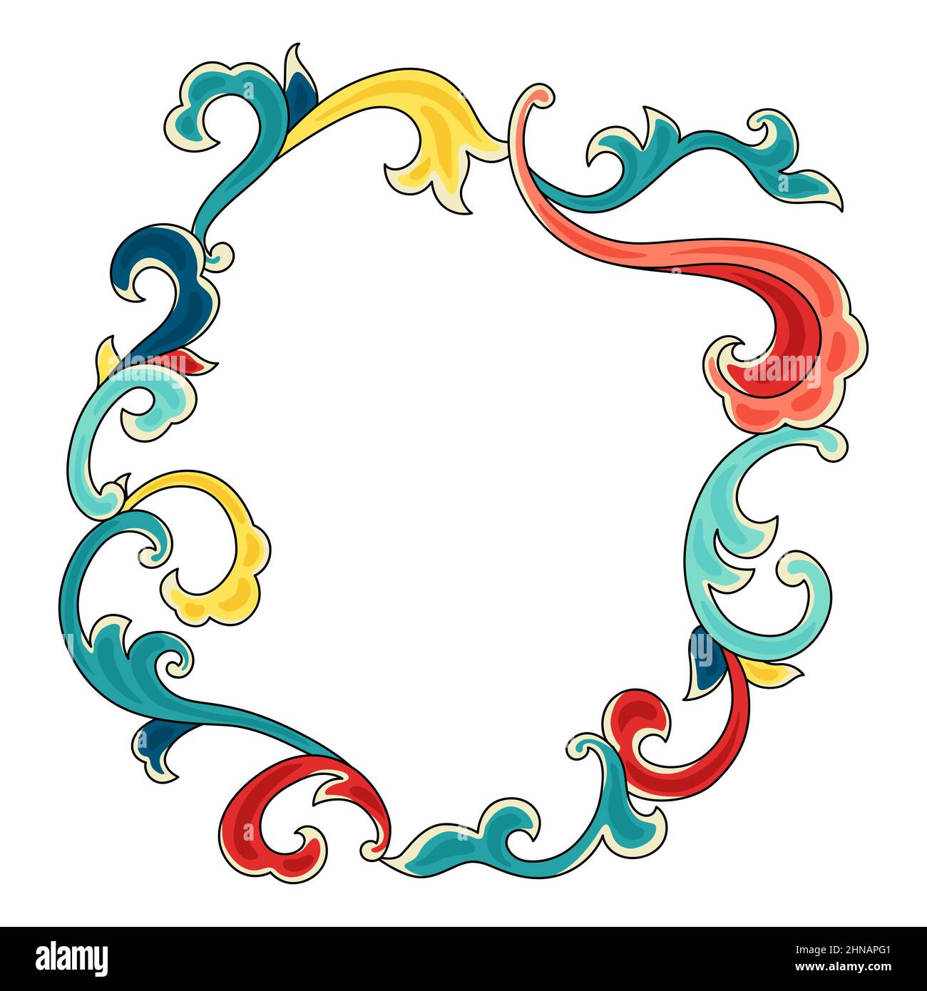 Chinese porcelain jar Stock Vector Images - Alamy