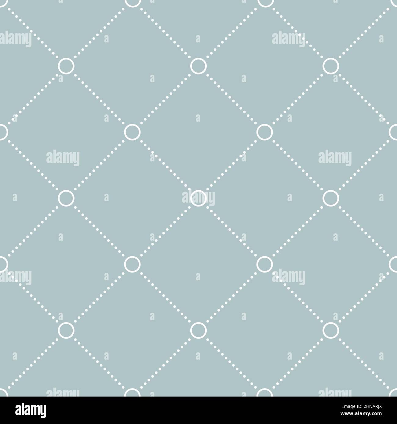 Geometric dotted blue and white pattern. Seamless abstract modern light ...