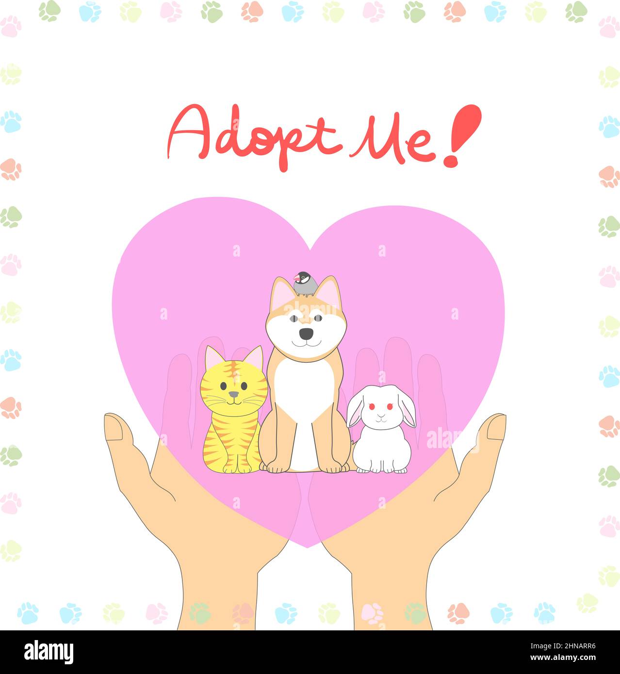 Adopt dog pet animals Cut Out Stock Images & Pictures - Alamy