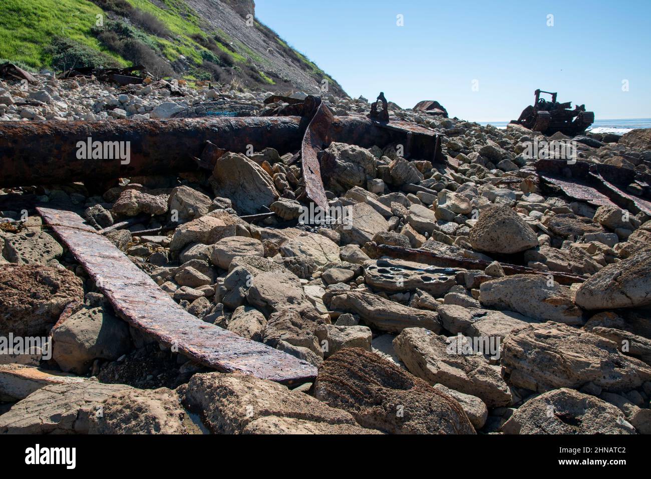 The SS Dominator ran ashore in 1961 near Rancho Palos Verdes in ...