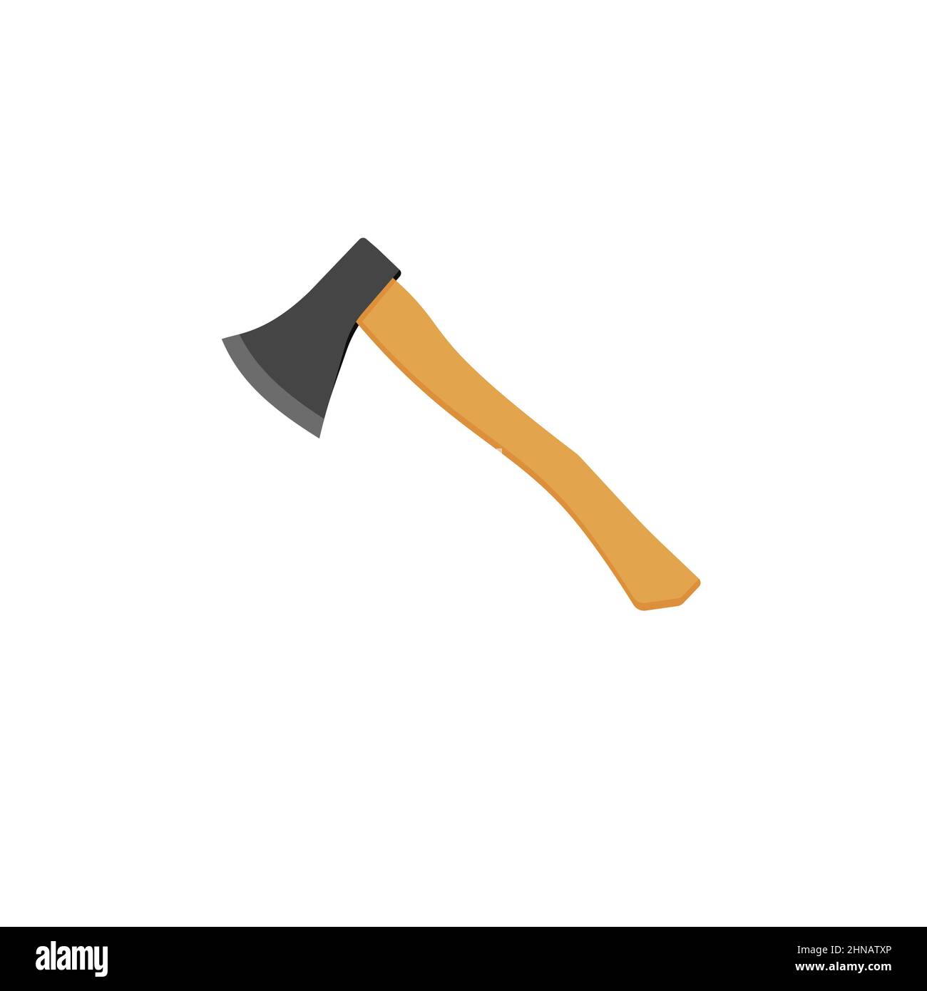 Ax isolated on white background. Vector illustration in a flat style ...