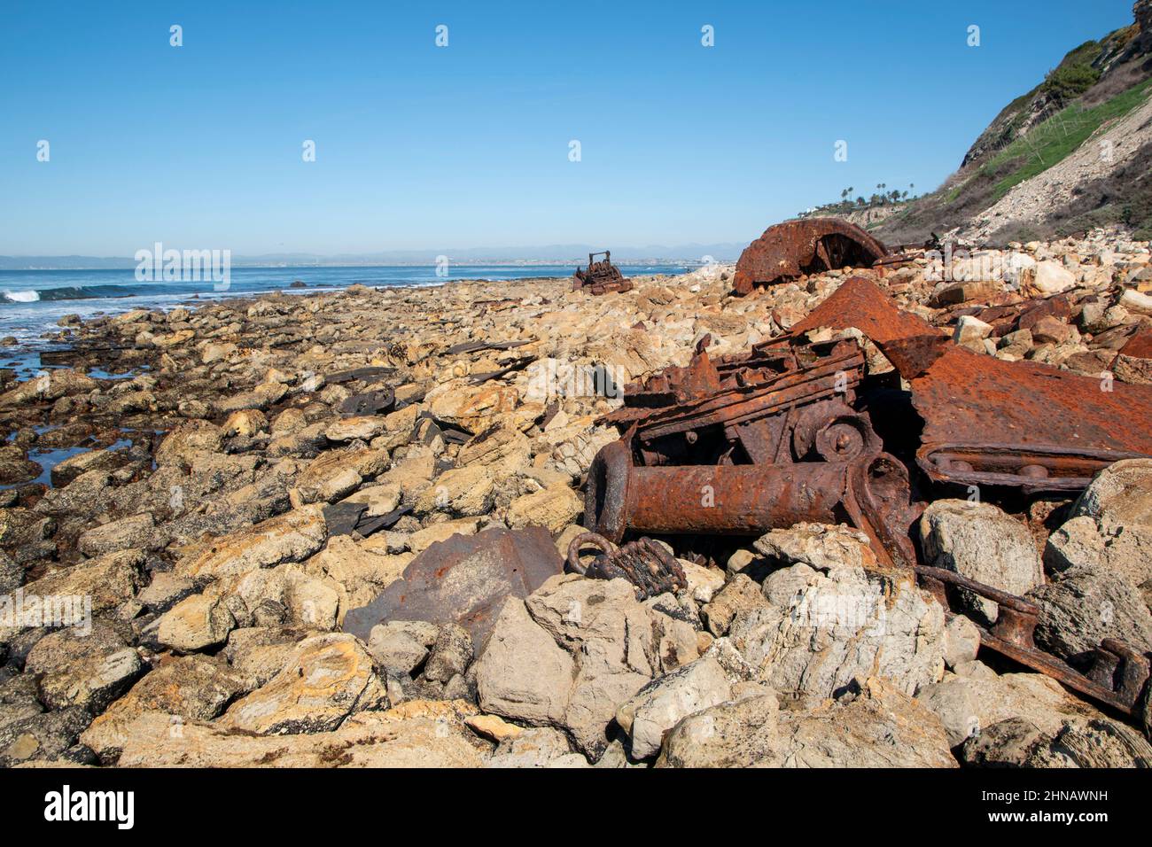 The SS Dominator ran ashore in 1961 near Rancho Palos Verdes in ...