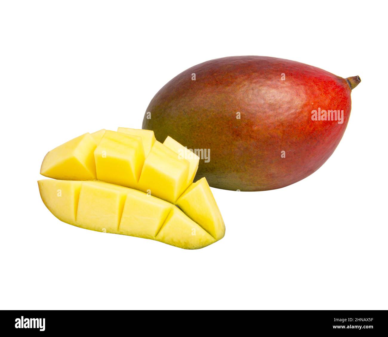Exotic mango fruit isolated on the white background Stock Photo - Alamy