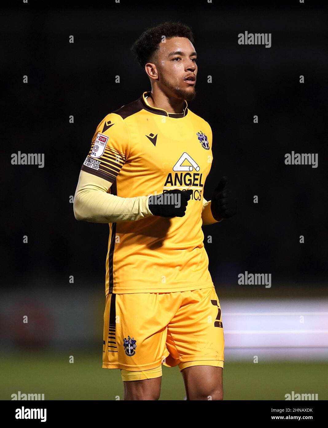Sutton United's Donovan Wilson during the Sky Bet League Two match at ...