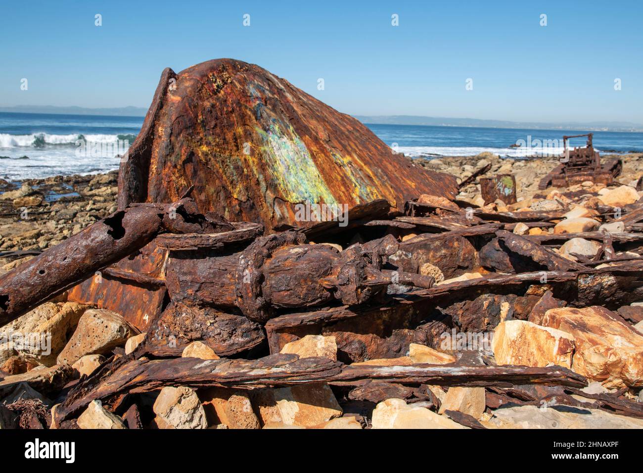 The SS Dominator ran ashore in 1961 near Rancho Palos Verdes in ...