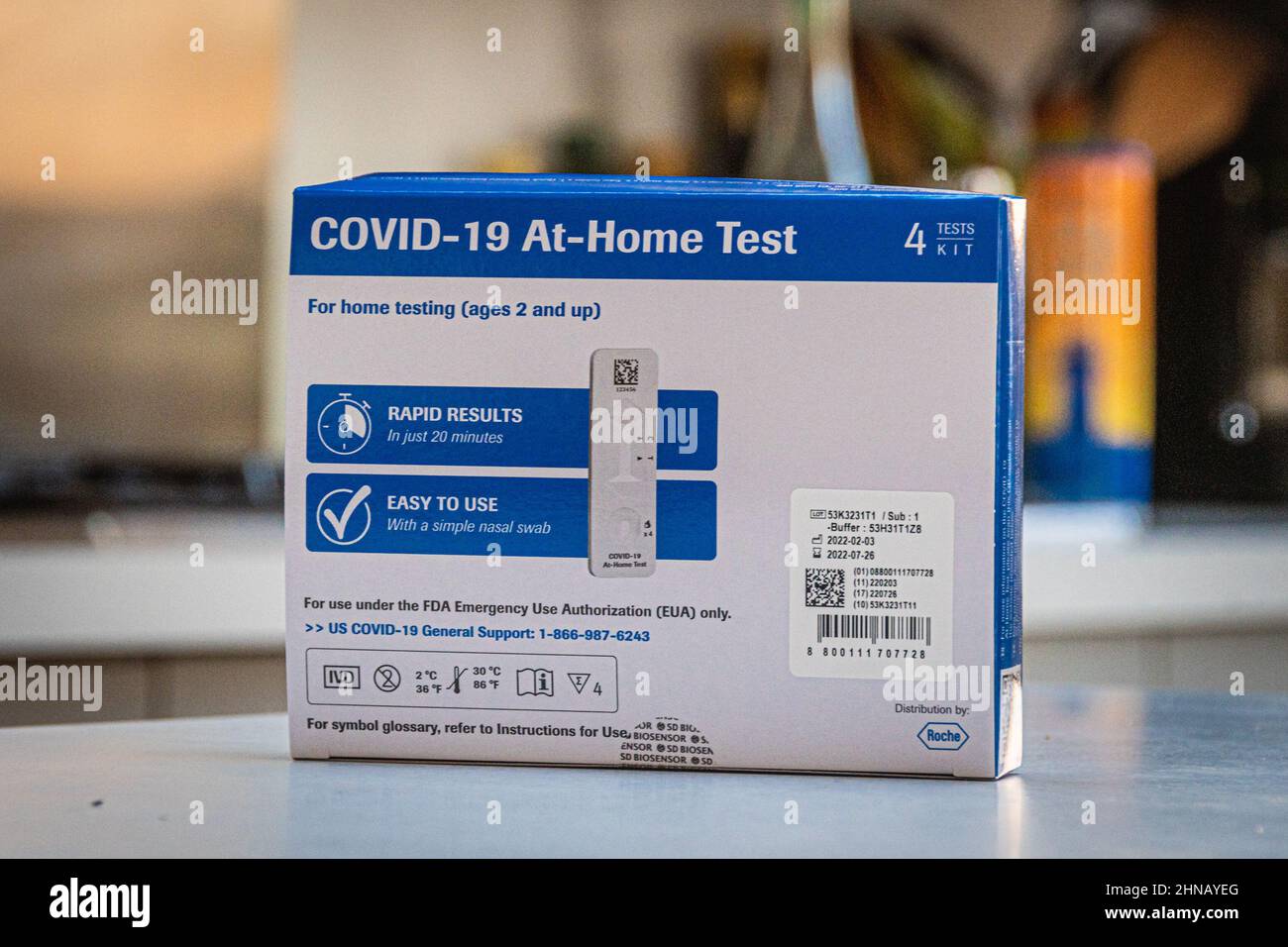 Covid test delivered by usps hi-res stock photography and images - Alamy