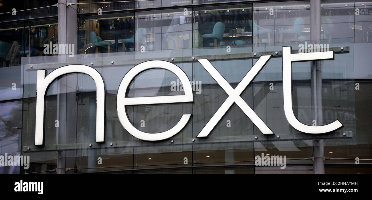 Next shop store sign hi-res stock photography and images - Alamy