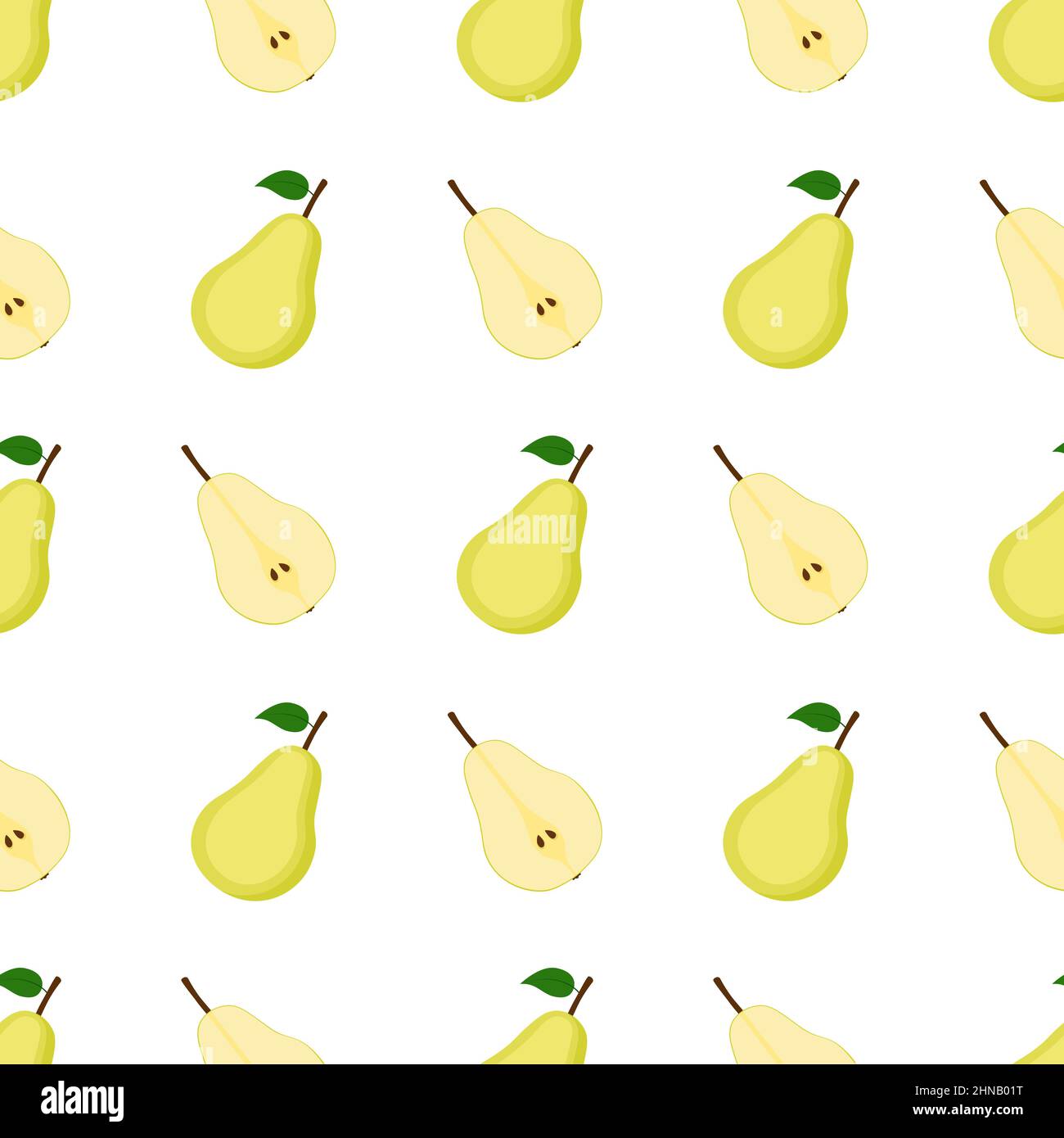 Seamless pattern with pears, vector illustration Stock Vector Image ...