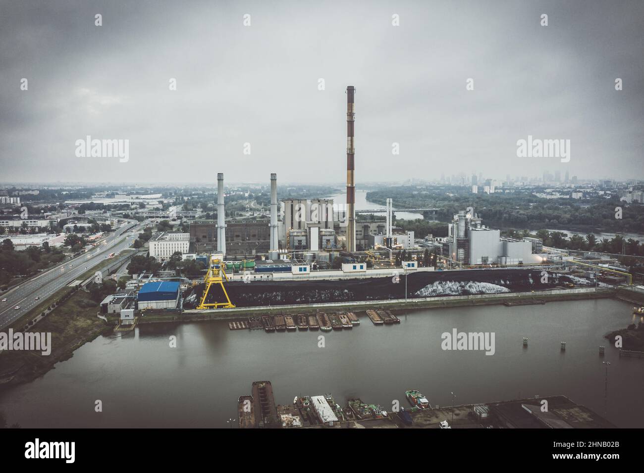 Factory aerial hi-res stock photography and images - Alamy