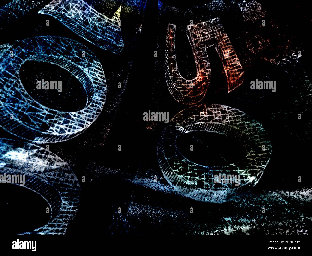 ABSTRACT : Numbers Stock Photo - Alamy