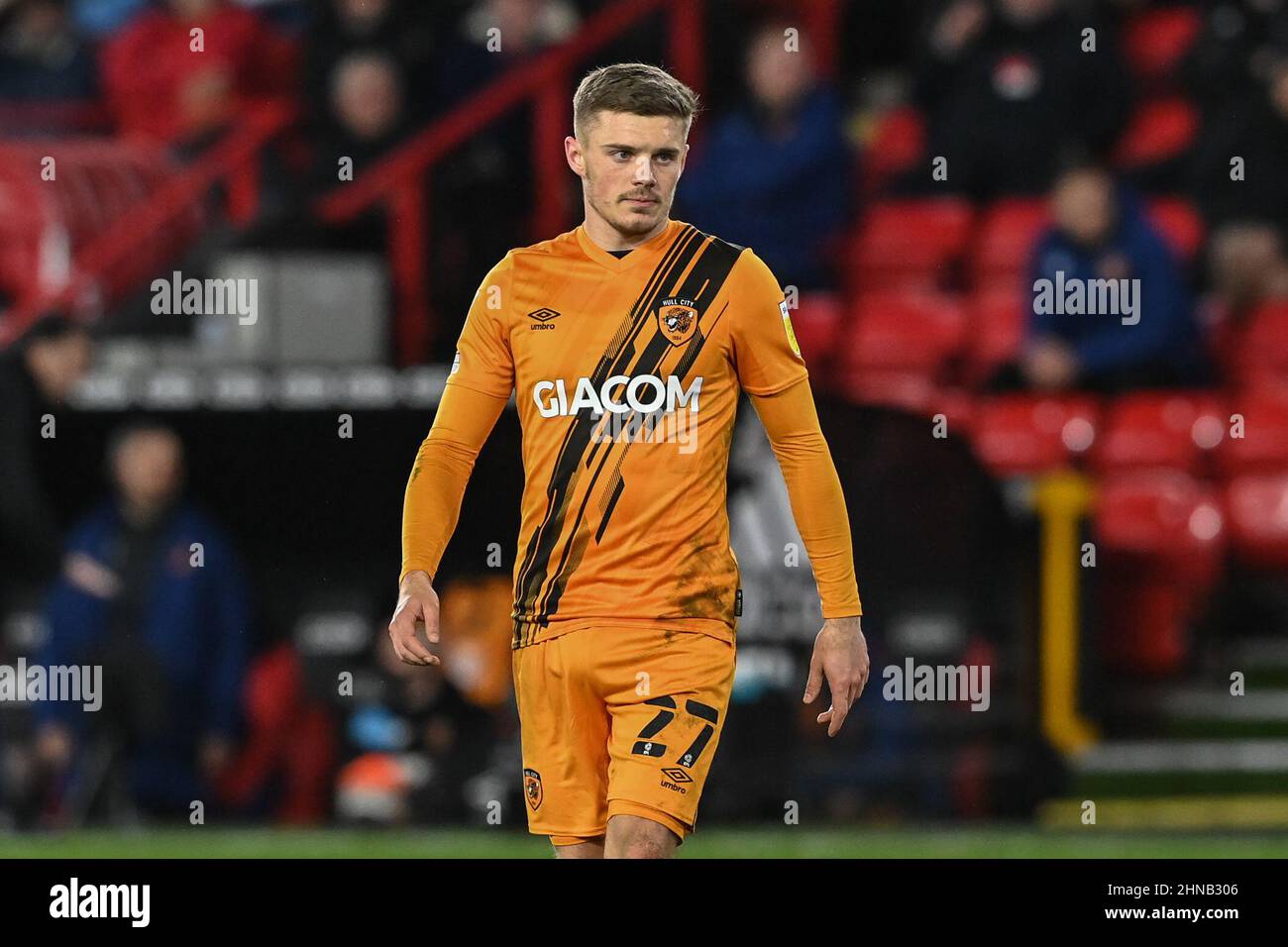 Regan Slater #27 of Hull City during the game Stock Photo - Alamy