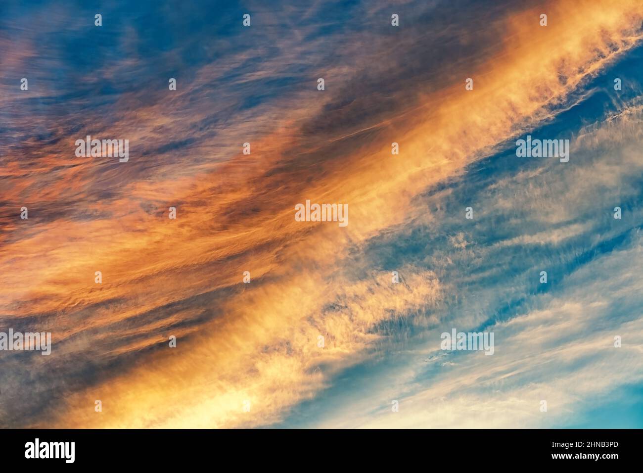 High resolution sky background. Colorful twilight, evening or morning ...