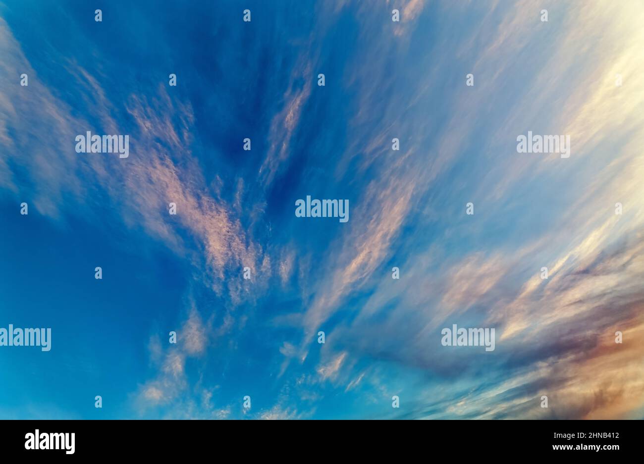 High resolution sky background. Colorful twilight, evening or morning ...