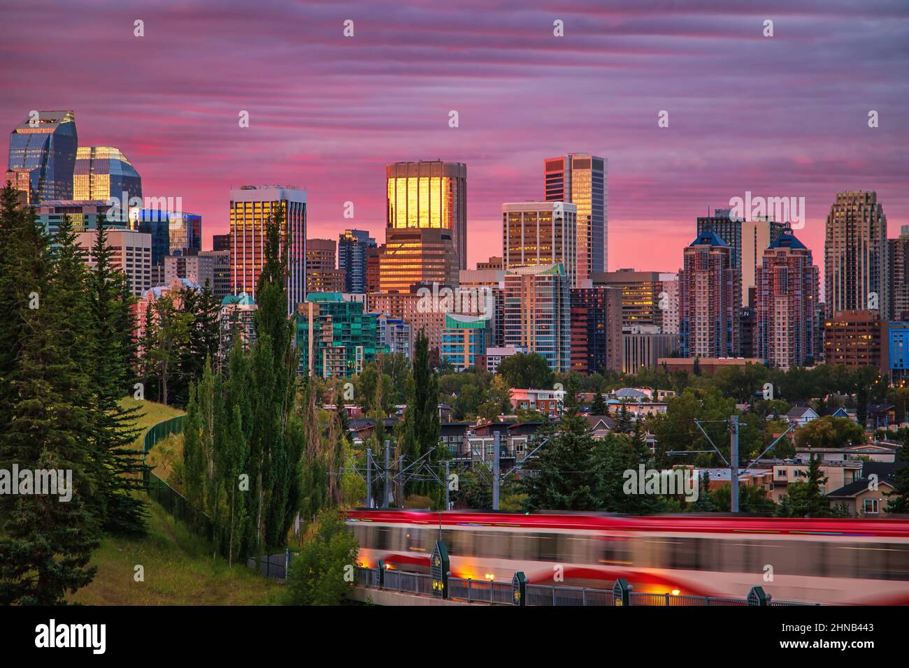 Calgary train hi-res stock photography and images - Alamy