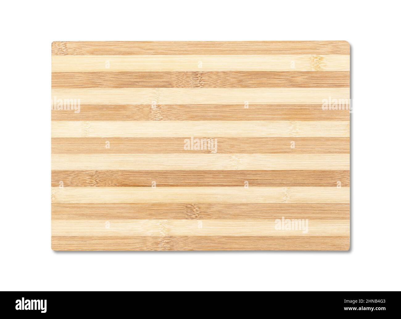 Empty wooden board with copy space isolated over white background Stock ...