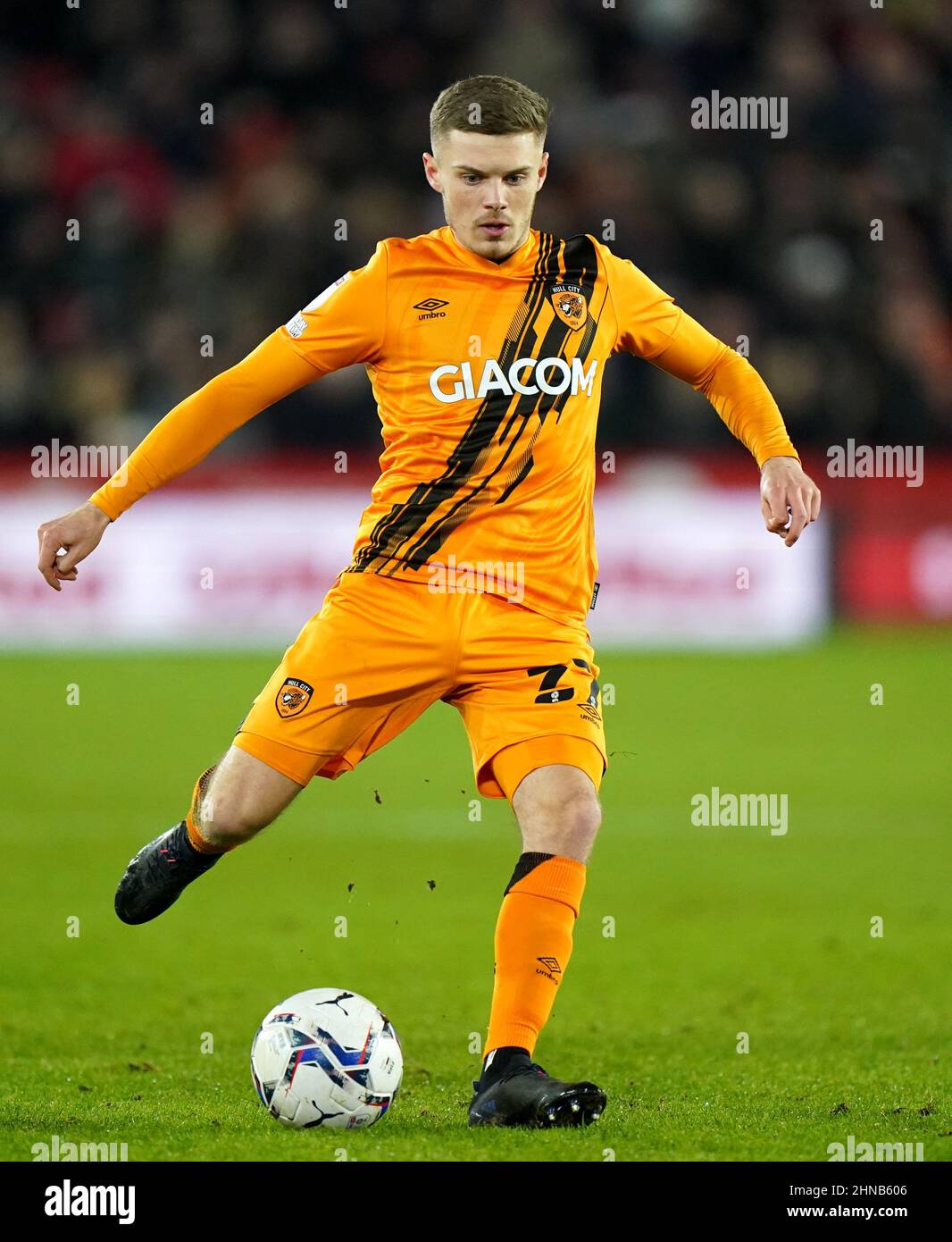 Hull City's Regan Slater during the Sky Bet Championship match at ...