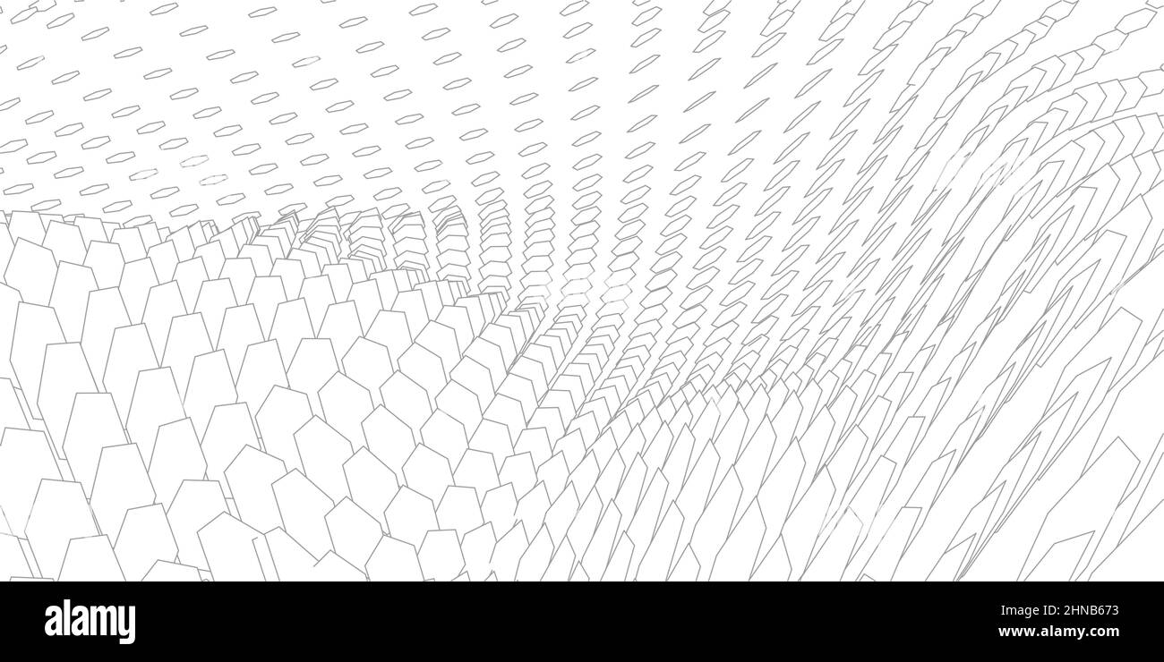 Wide angle view mountain peak Stock Vector Images - Alamy