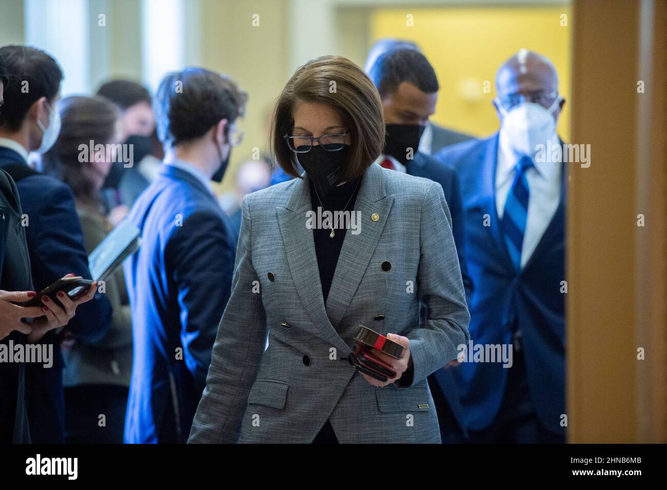 United States Senator Catherine Cortez Masto, a Democrat from Nevada ...