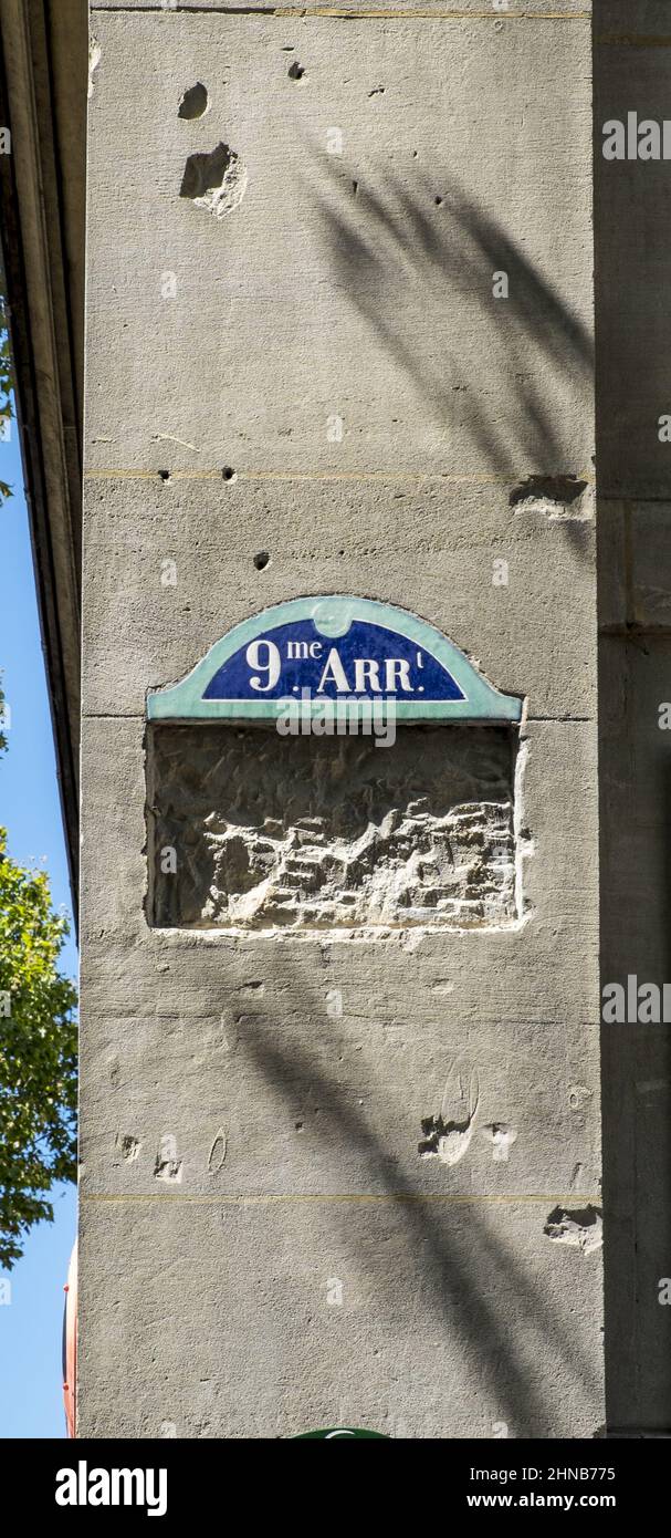 France. Paris (9th district) Anvers square Stock Photo - Alamy