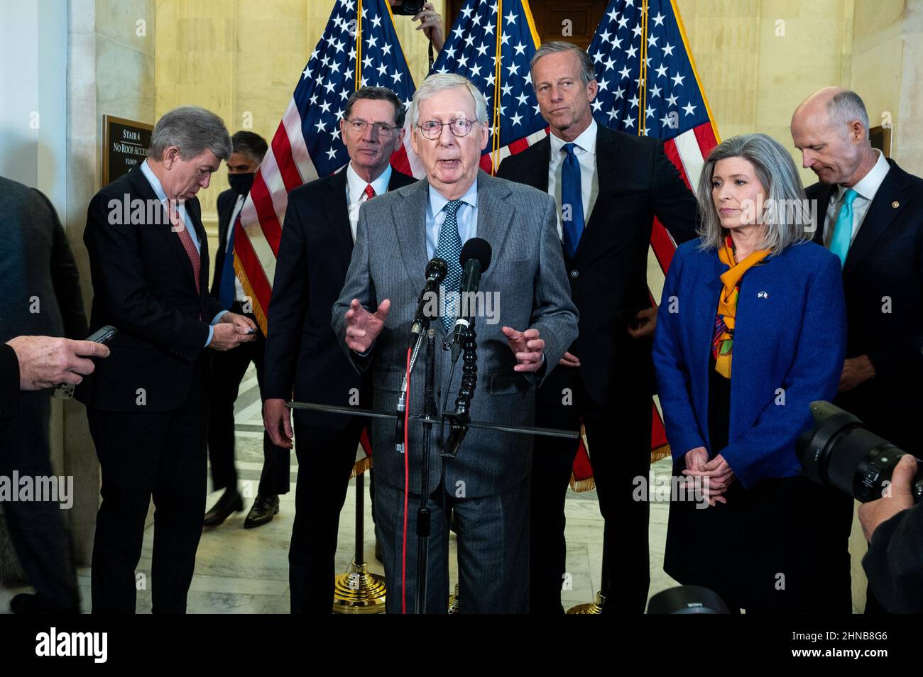 Washington, United States. 15th Feb, 2022. Senate Minority Leader ...