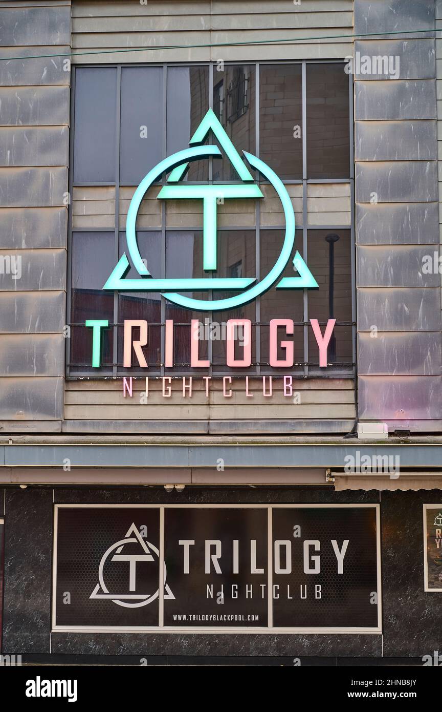 Exterior of the Trilogy nightclub,Blackpool,UK Stock Photo - Alamy