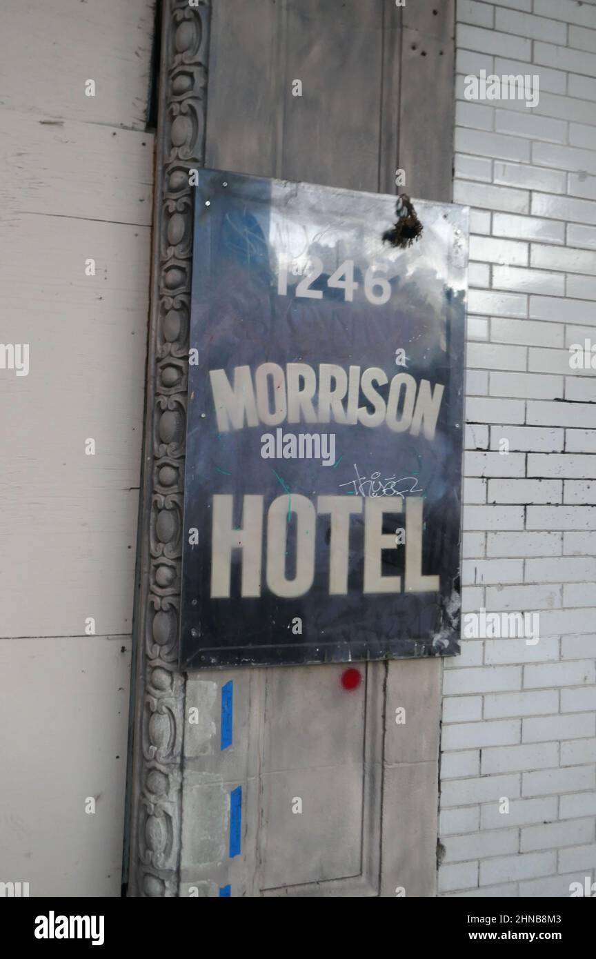 Los Angeles, California, USA 12th February 2022 Morrison Hotel on ...