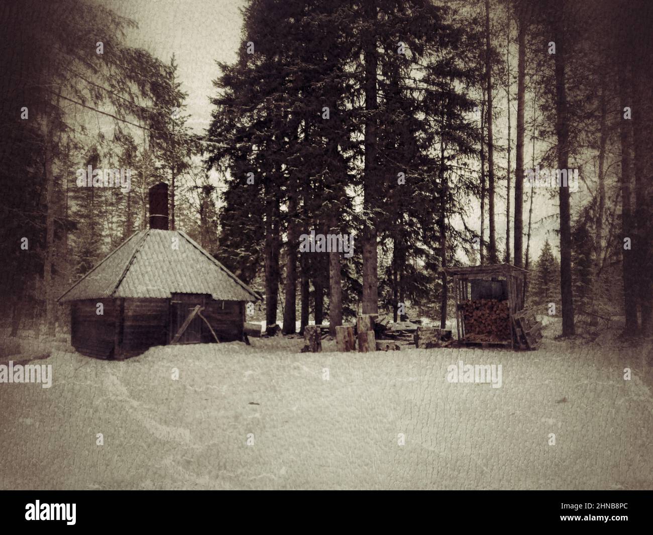 Simple shack hi-res stock photography and images - Alamy