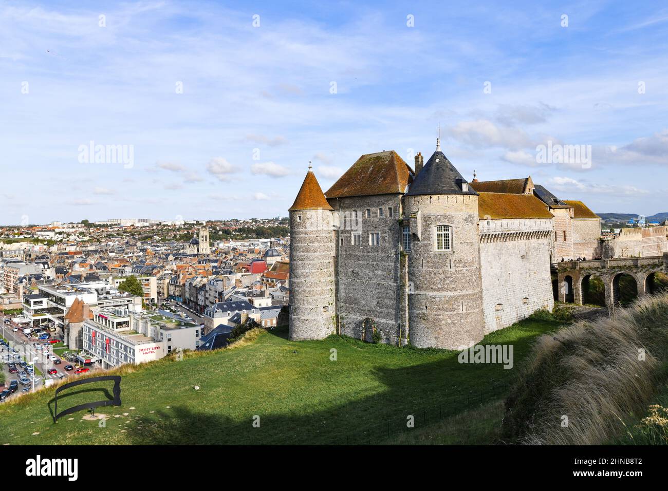 DIEPPE, FRANCE - SEPTEMBER 15, 2018: The castle - museum of Dieppe in ...