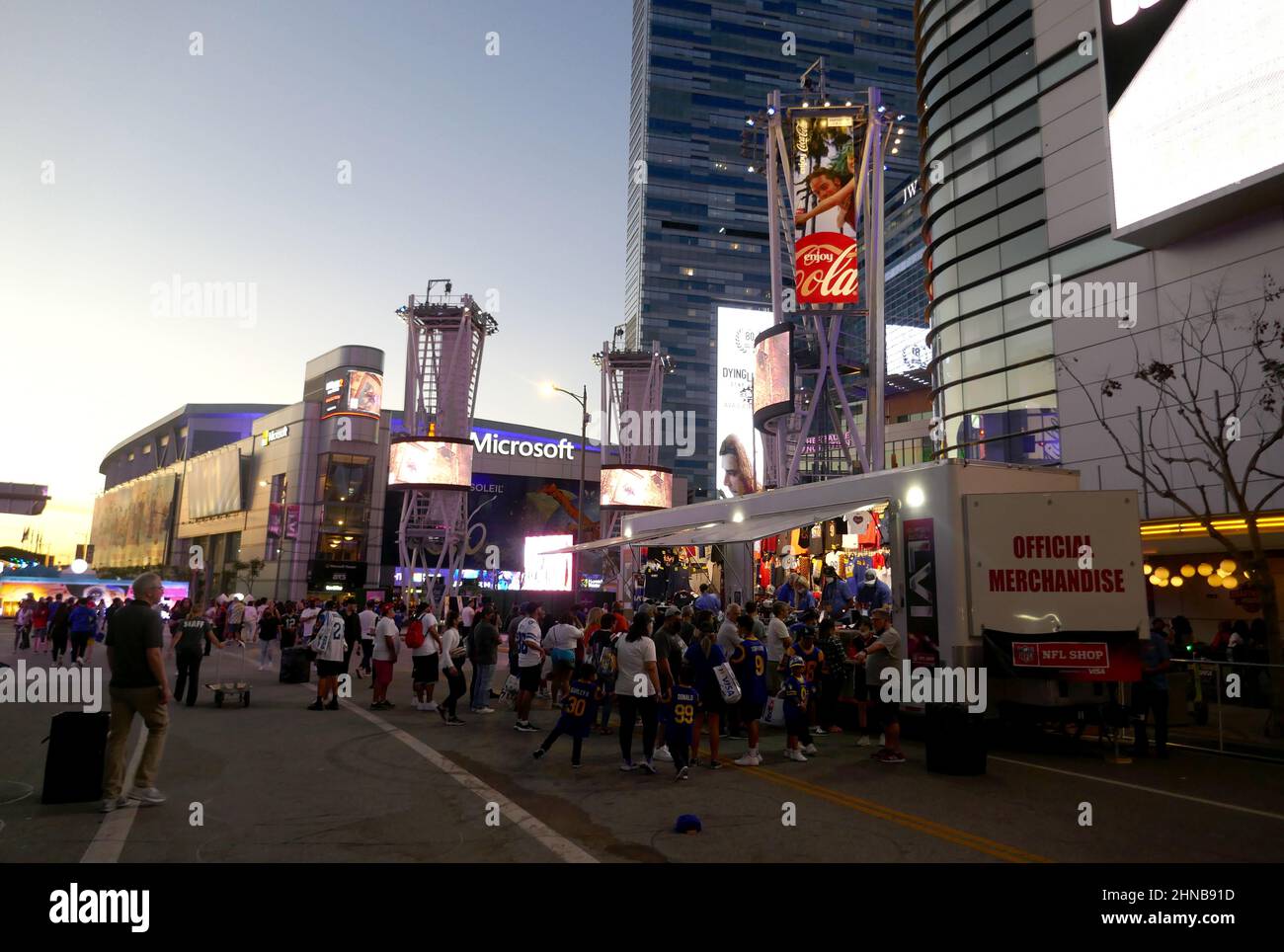 Los Angeles, California, USA 12th February 2022 Bud Light Superbowl LVI ...