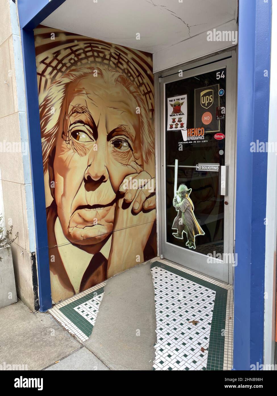 Asheville, North Carolina, USA. 12th Feb, 2022. A graphic based on a ...