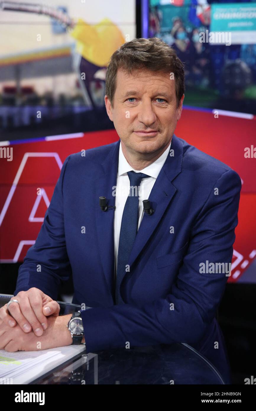 Exclusive - Yannick Jadot at BFM TV Studios, in Paris, France, on ...