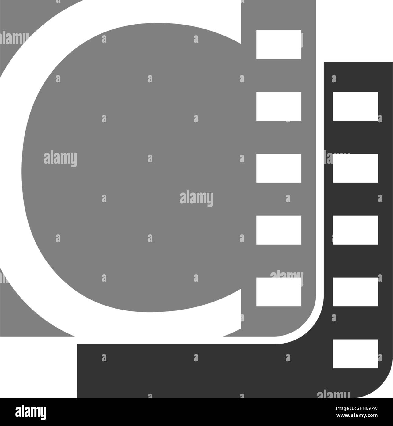 Illustration film strip alphabet letter High Resolution Stock ...