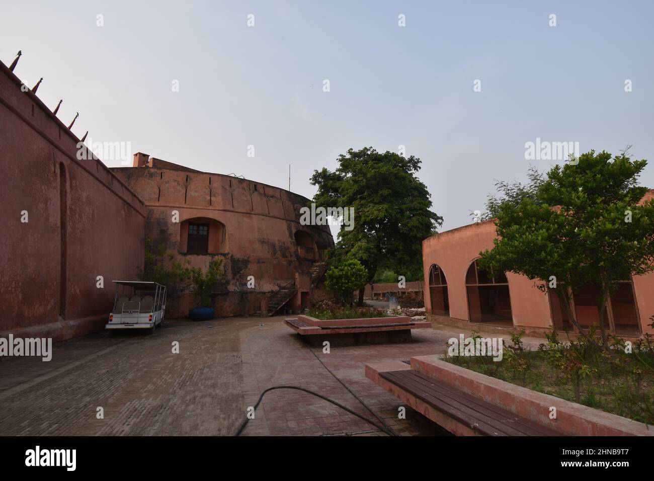 Amritsar, Punjab, India- August 6, 2019: The Gobindgarh Fort, which was ...