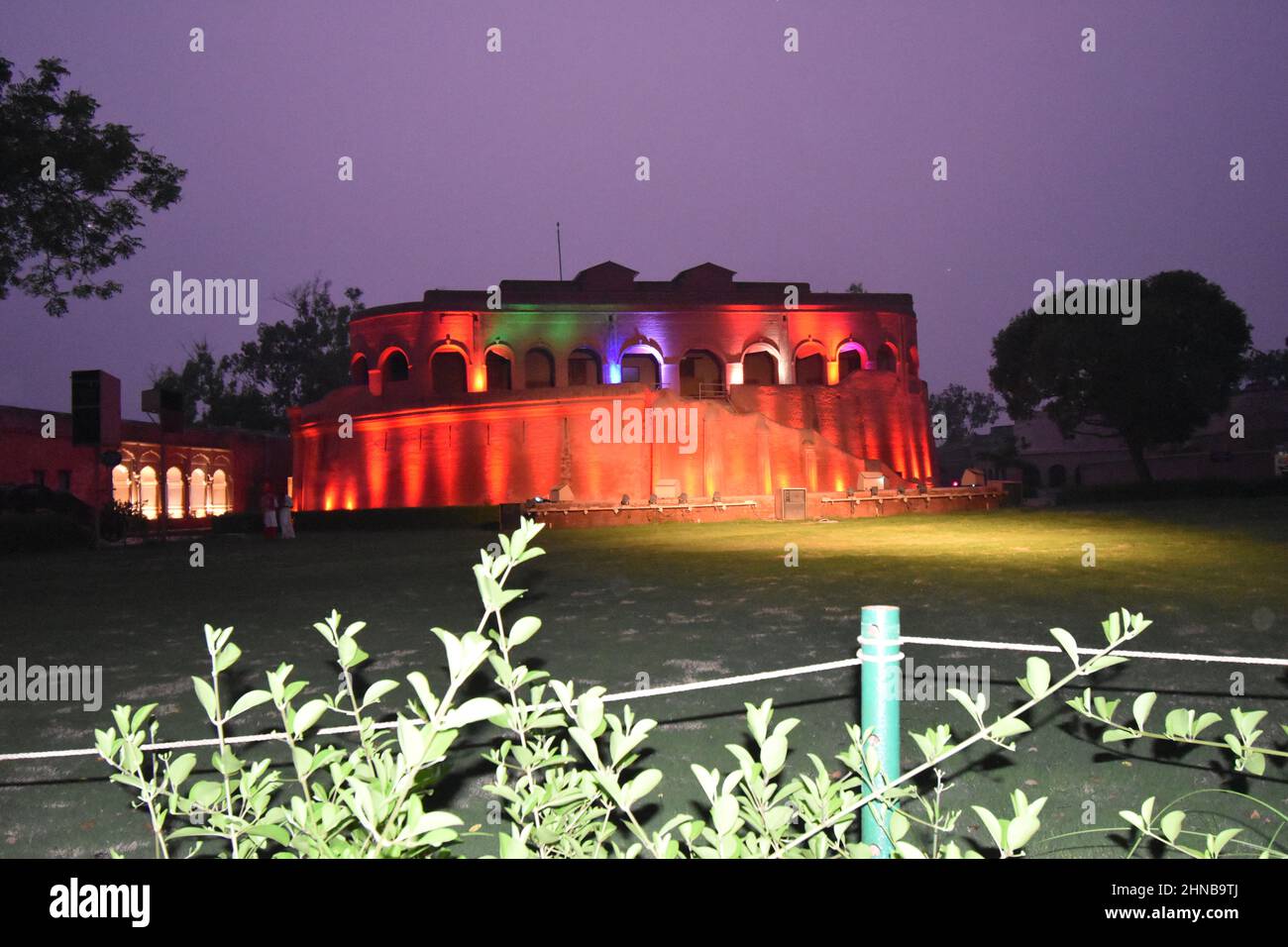 Amritsar, Punjab, India- August 6, 2019: The Gobindgarh Fort, which was ...