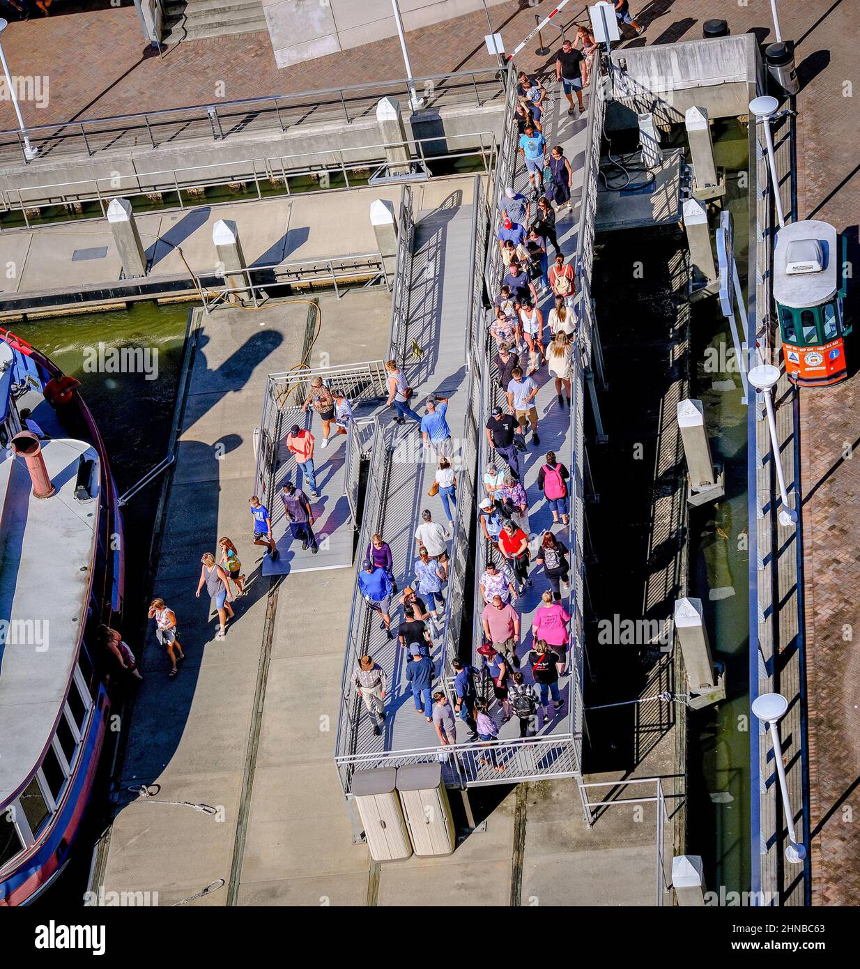 Queuing for the ferry hi-res stock photography and images - Alamy
