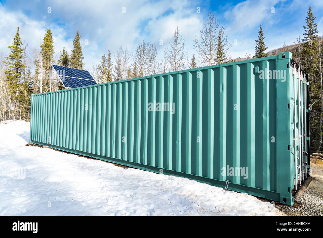 Repurposed shipping container hi-res stock photography and images - Alamy