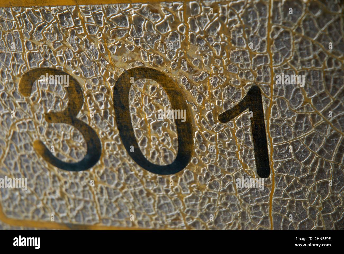 Cracked 301 Door Number, Kotor, Montenegro Stock Photo - Alamy
