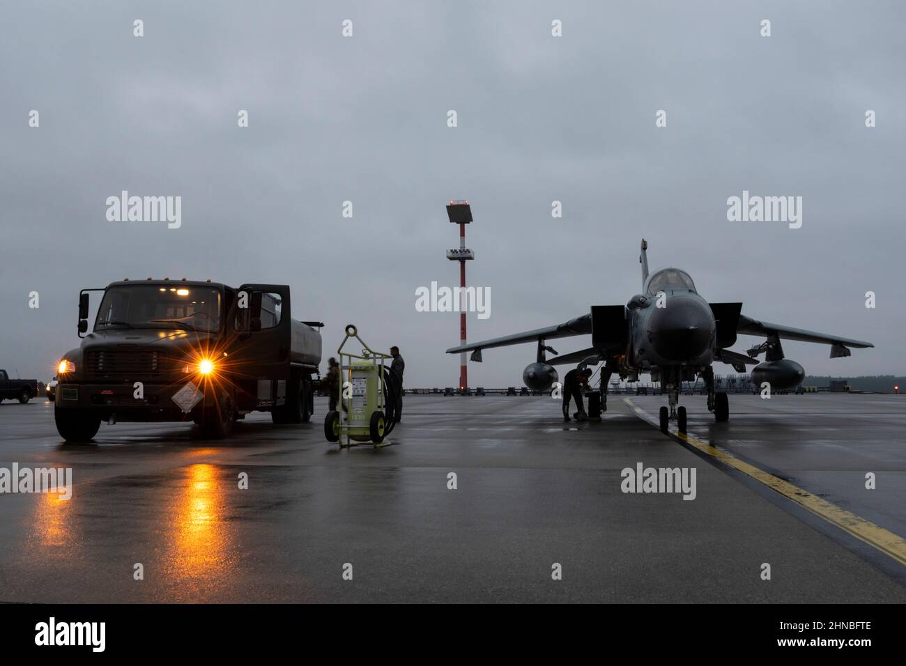 A U.S. Air Force Airman from the 52nd Logistics Readiness Squadron ...