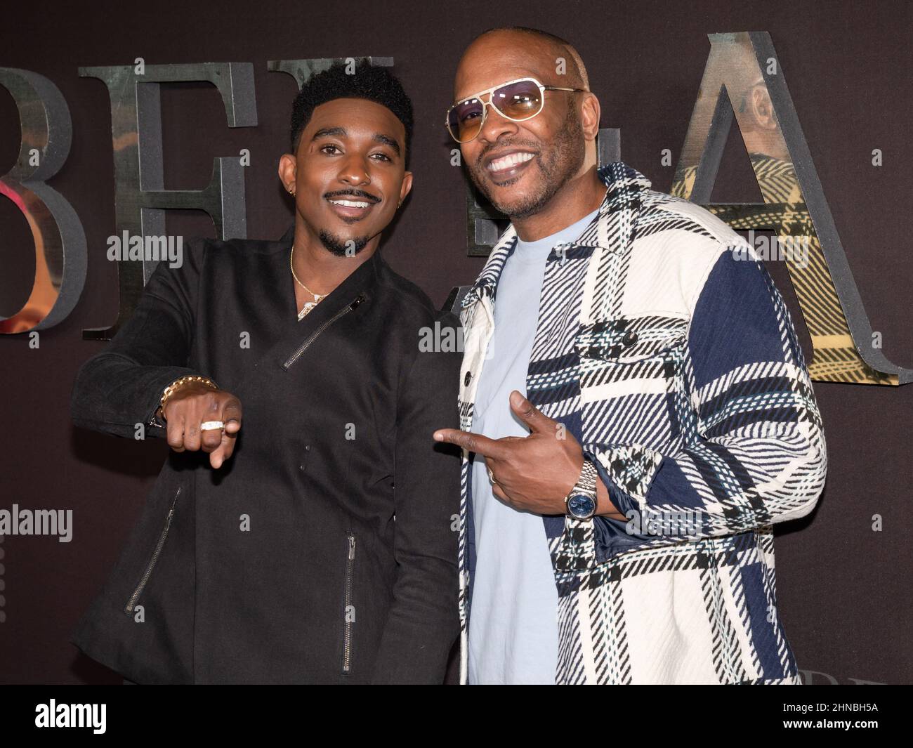 09 February 2022 - Santa Monica, California - Jordan L. Jones and DJ ...