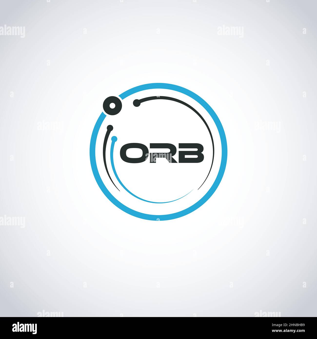 Abstract Blue Circle Technology Logo Sign Symbol Icon Stock Vector ...