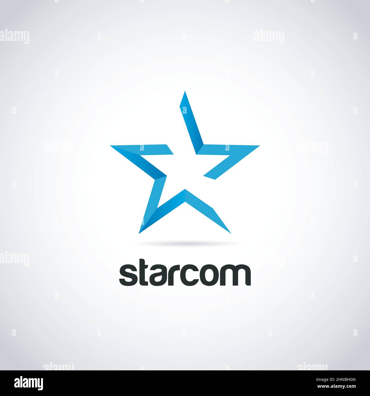Abstract Blue Star Logo Sign Symbol Icon Stock Vector Image & Art - Alamy