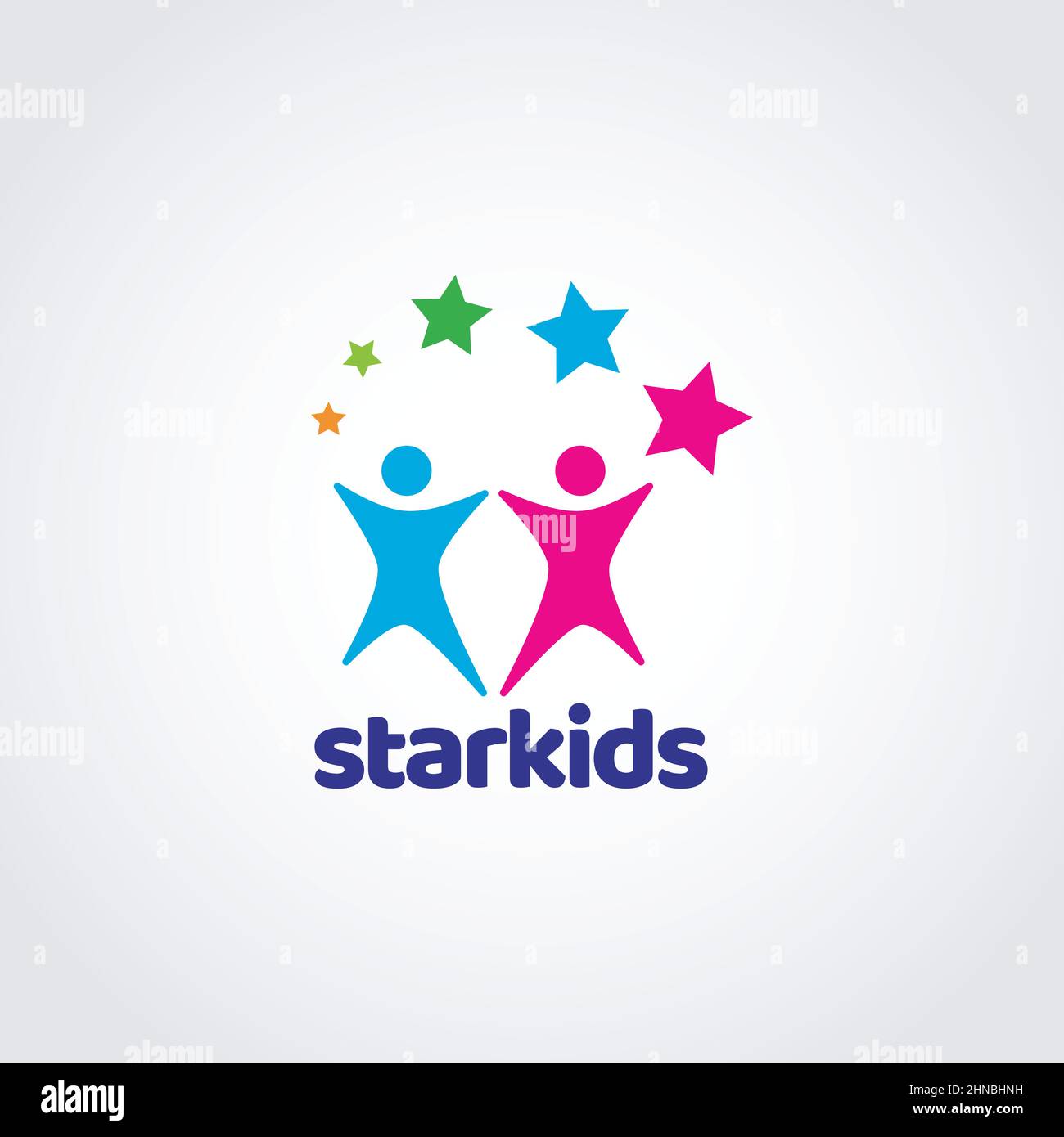 Star Kids Colorful Logo Sign Symbol Icon Stock Vector Image & Art - Alamy