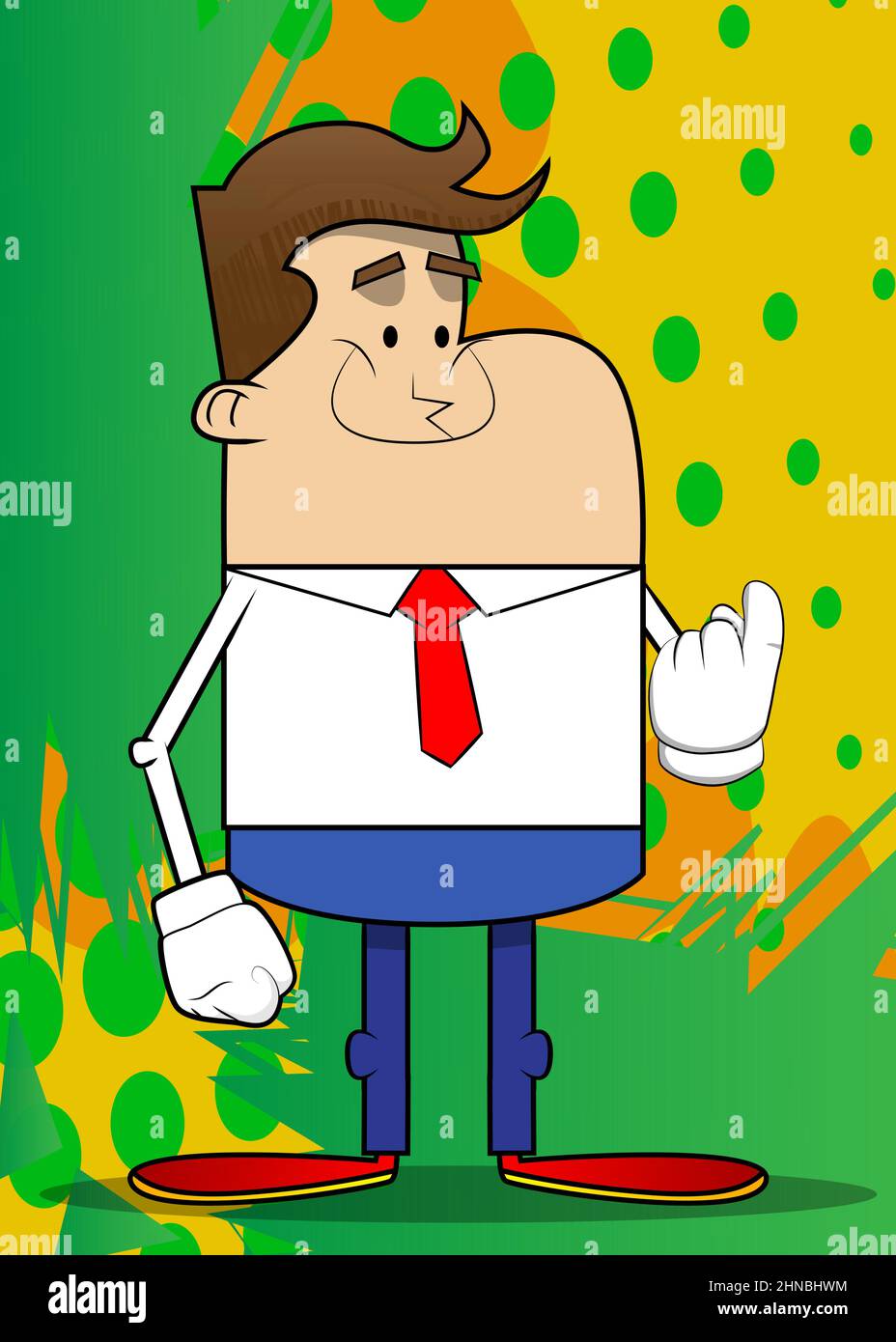 Office beckoning Stock Vector Images - Alamy