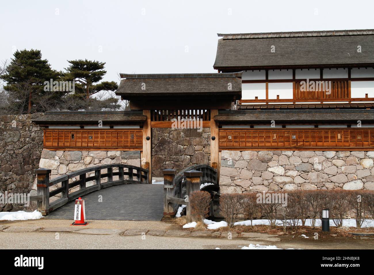 matsushiro town, nagano, japan, 2022/13/02 , Matsushiro Castle ...