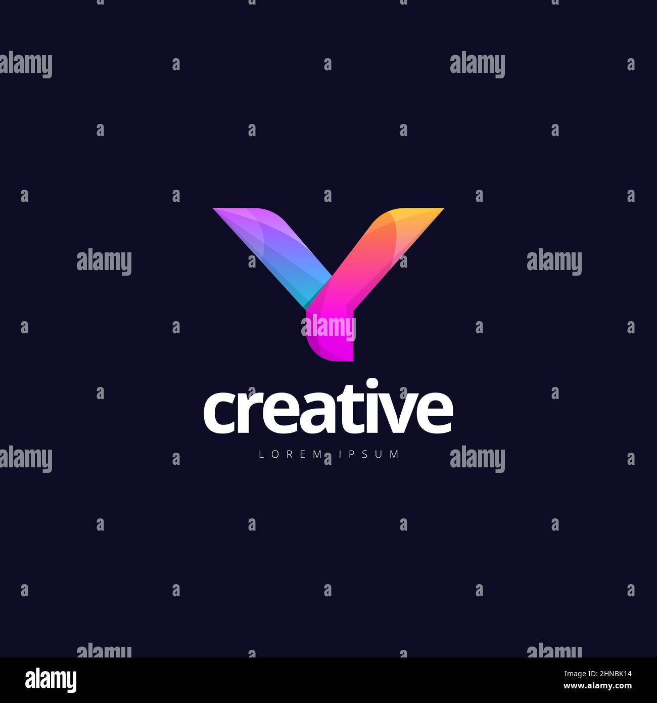 Y colors logo hi-res stock photography and images - Alamy