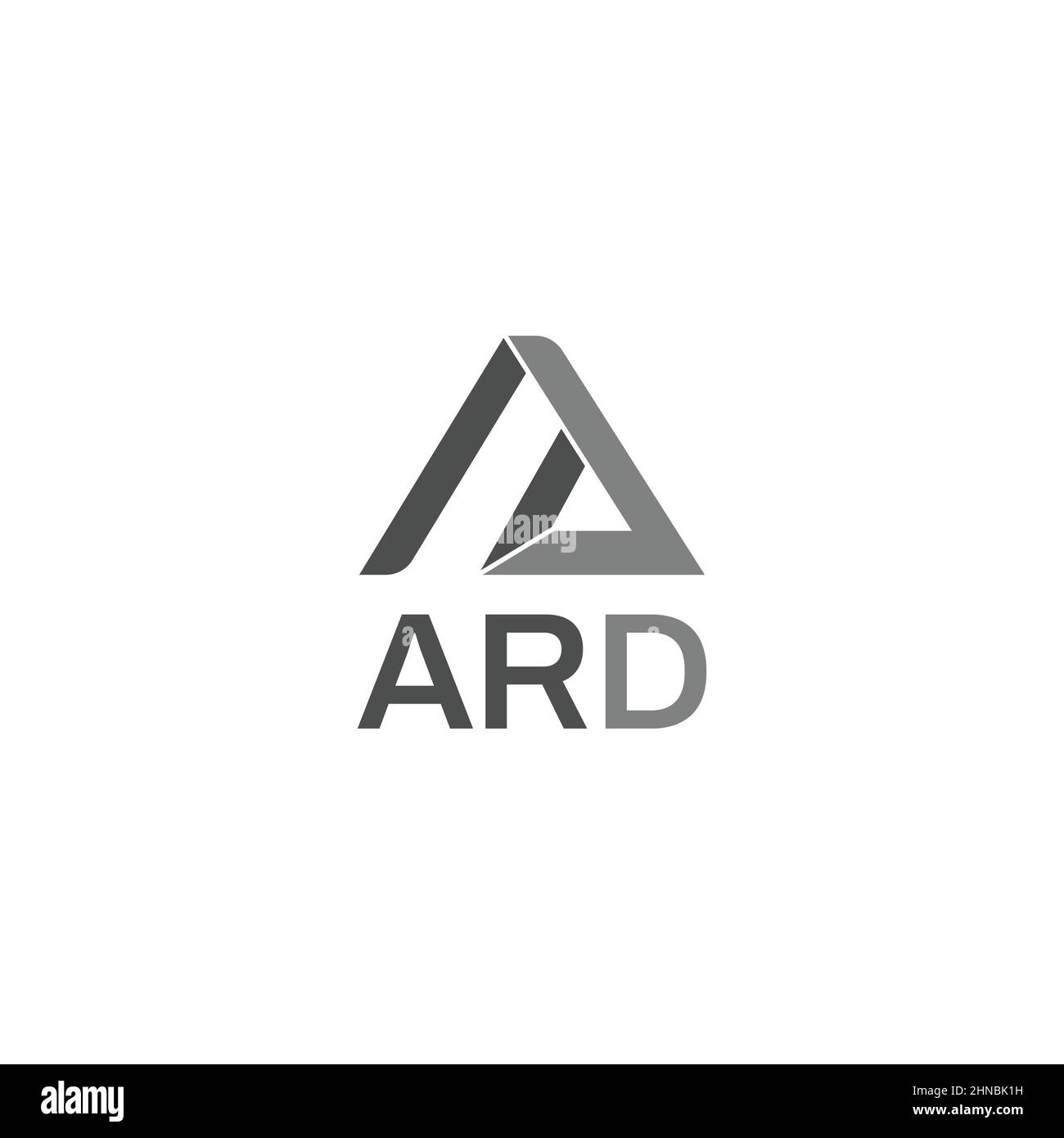 Abstract Letter A Shape Logo Design Stock Vector Image & Art - Alamy