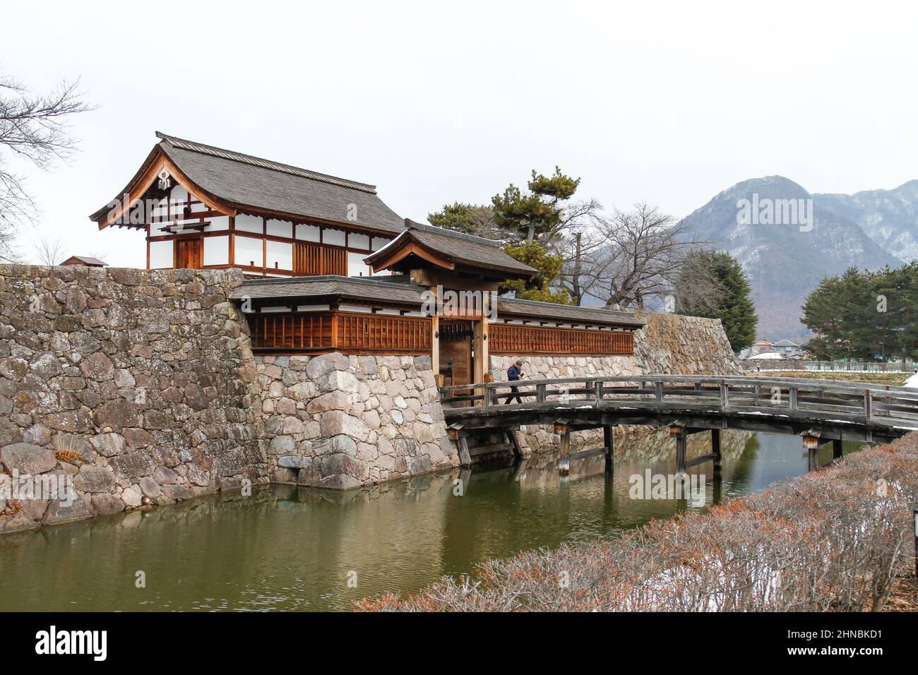 matsushiro town, nagano, japan, 2022/13/02 , Matsushiro Castle ...