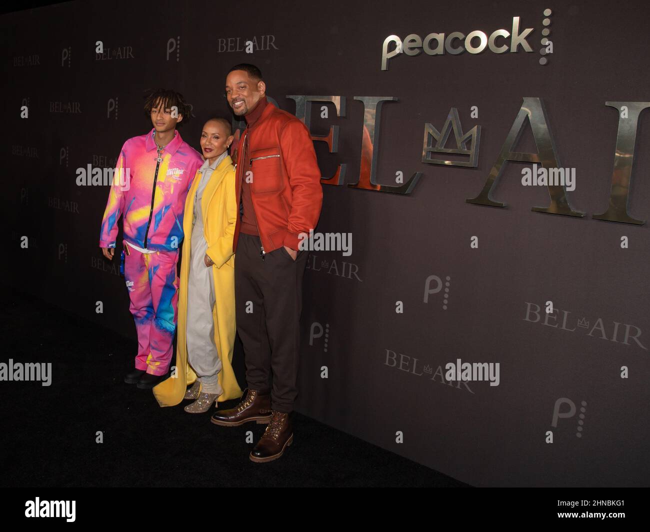 09 February 2022 - Santa Monica, California - Jaden Smith, Jada Pinkett ...