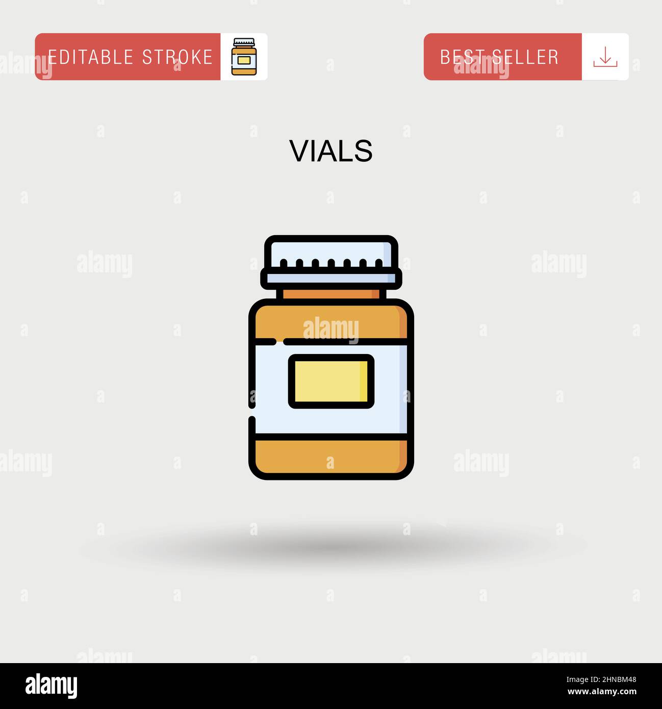 Vials Simple vector icon Stock Vector Image & Art - Alamy