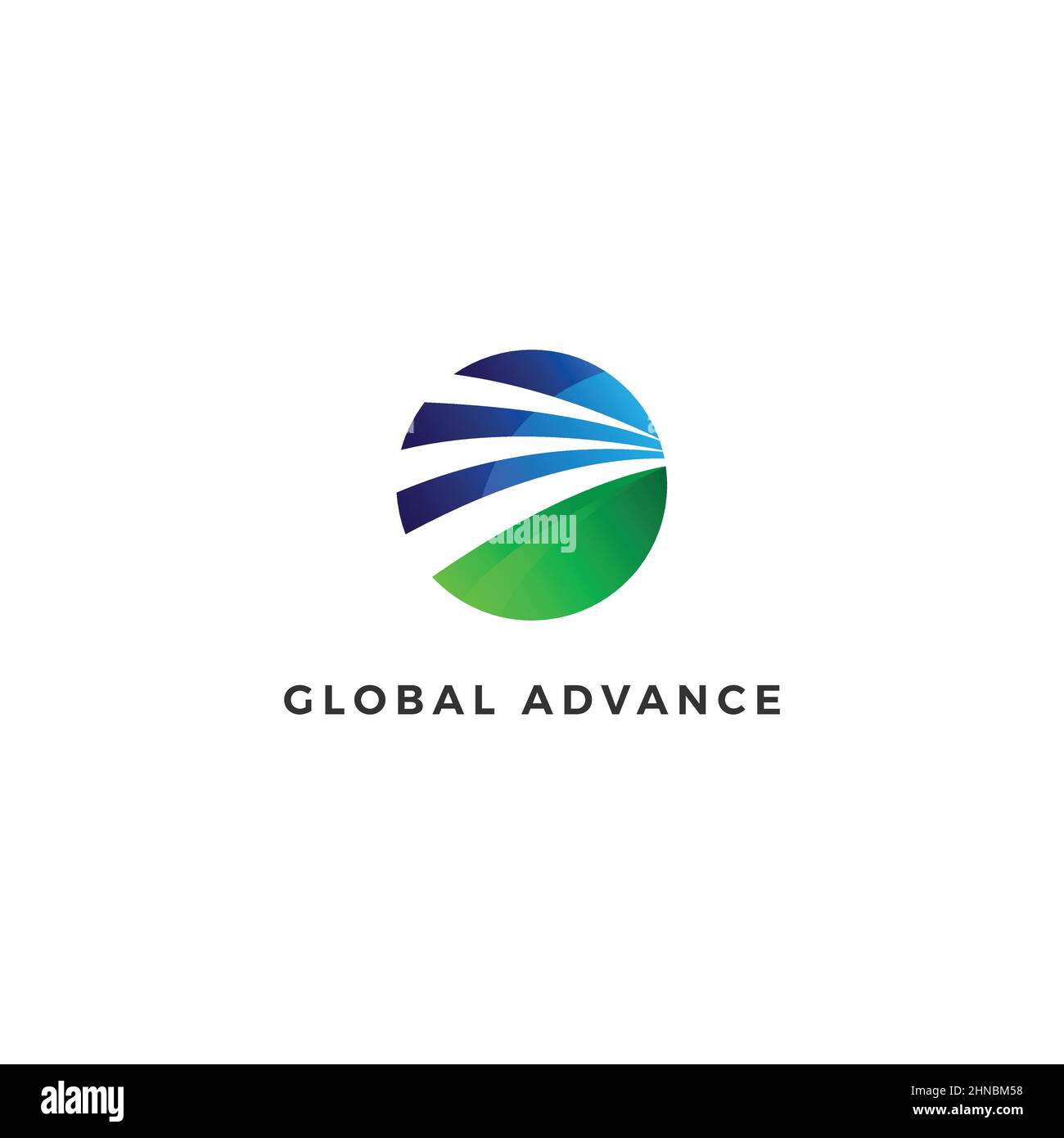 Abstract Circle Company Business Logo Design Template Stock Vector ...